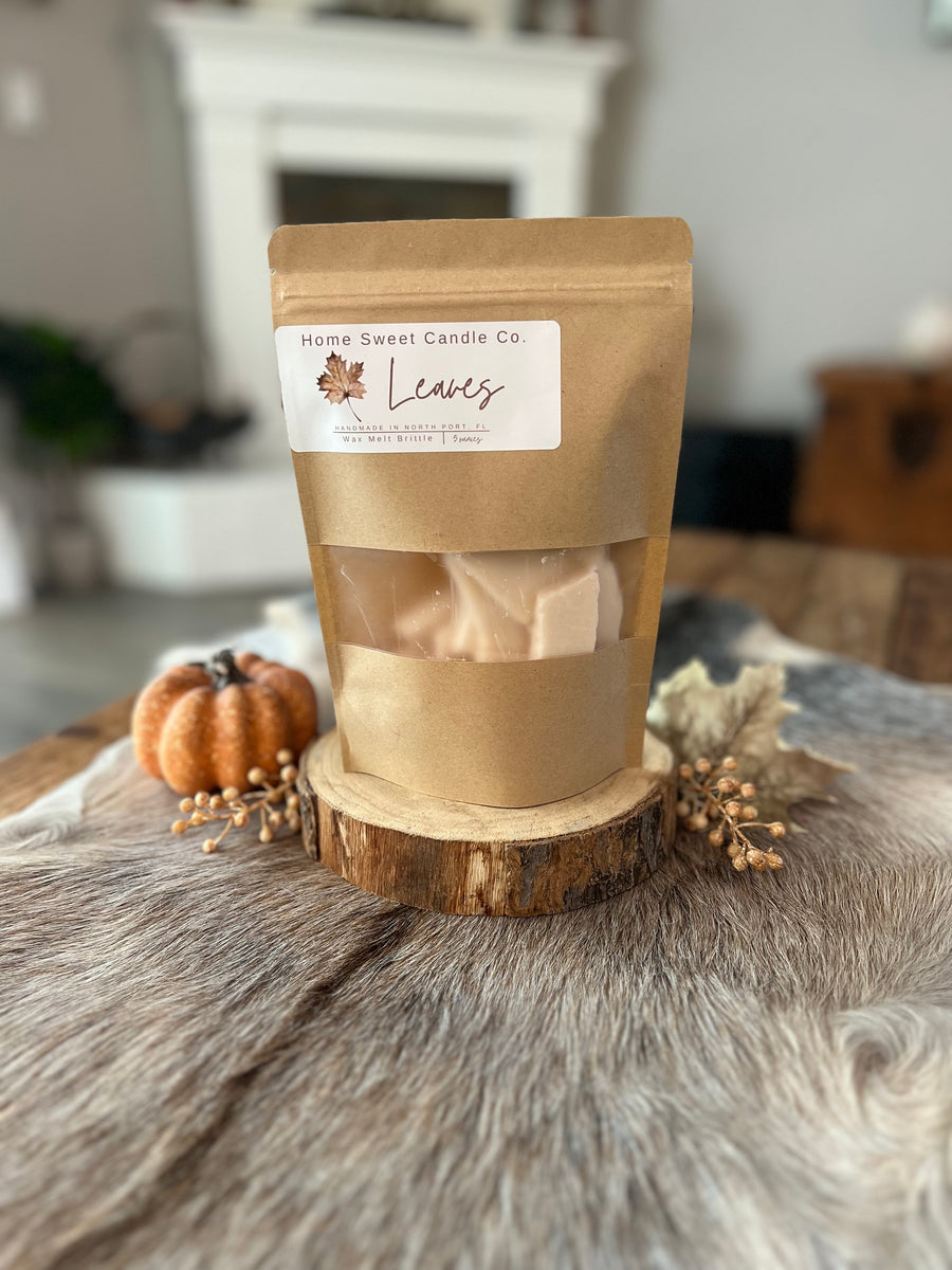 Leaves Wax Melt Brittle - Fall Collection – Home Sweet Candle Co.
