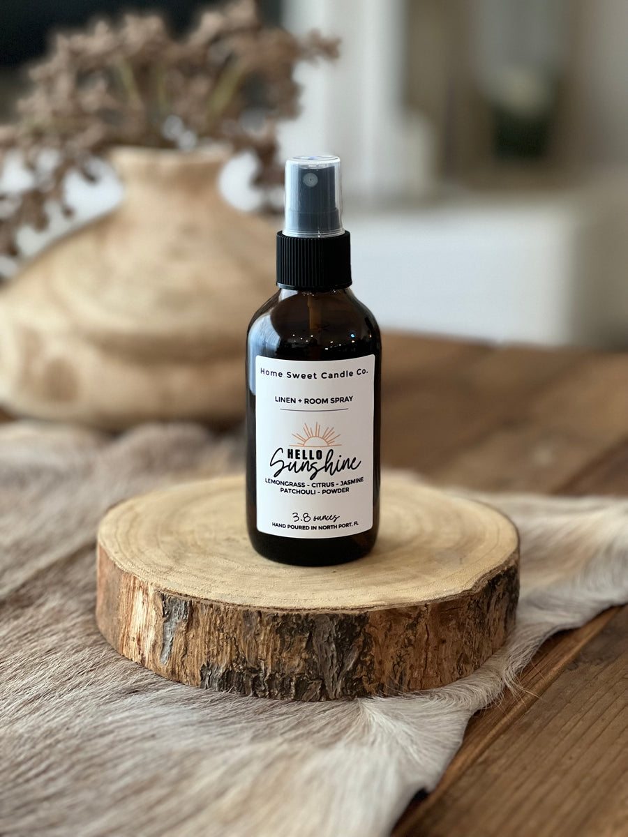 Hello Sunshine Room Spray – Home Sweet Candle Co.